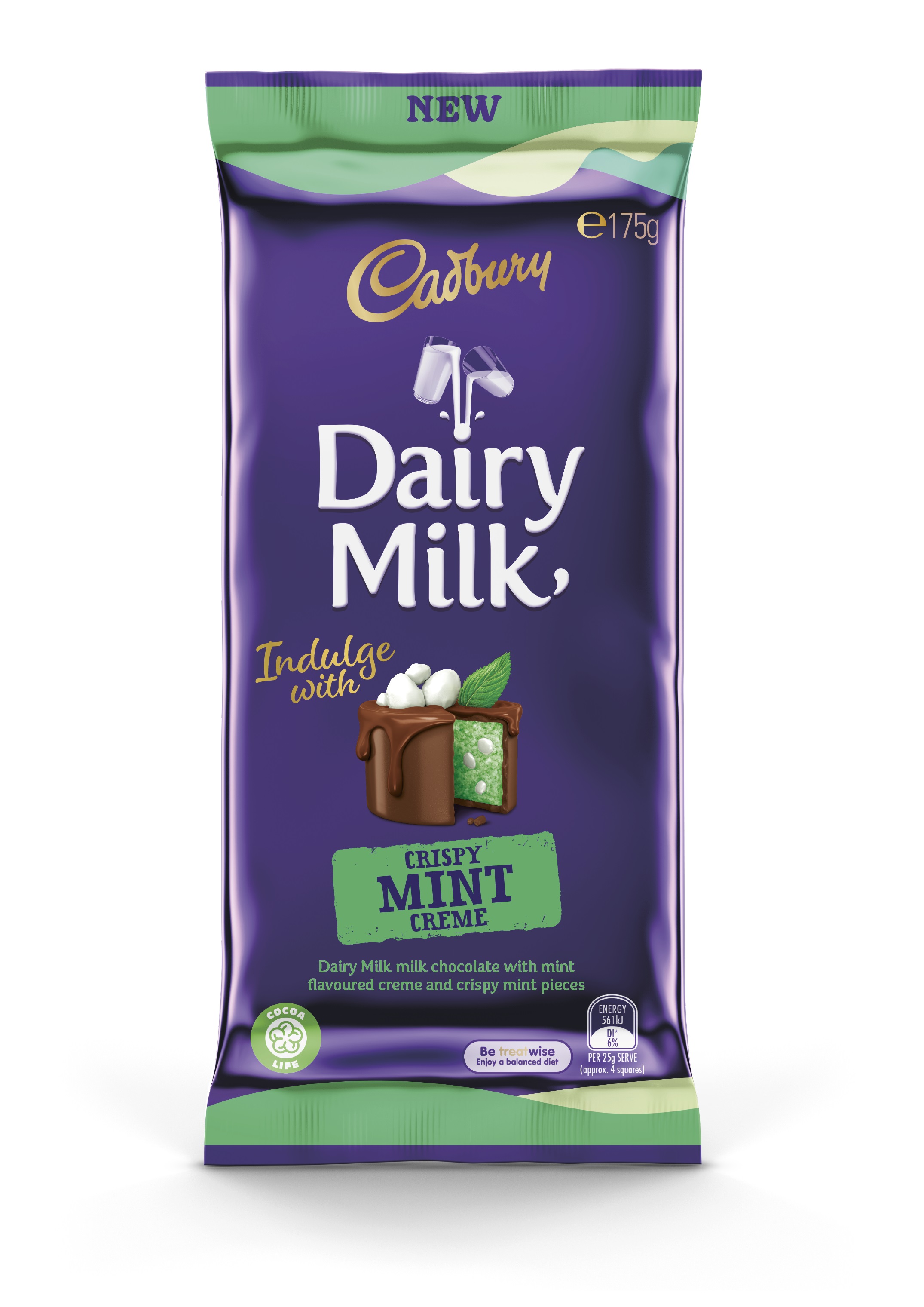 CADBURY DAIRY MILK Indulge With Crispy Mint Creme - Convenience ...
