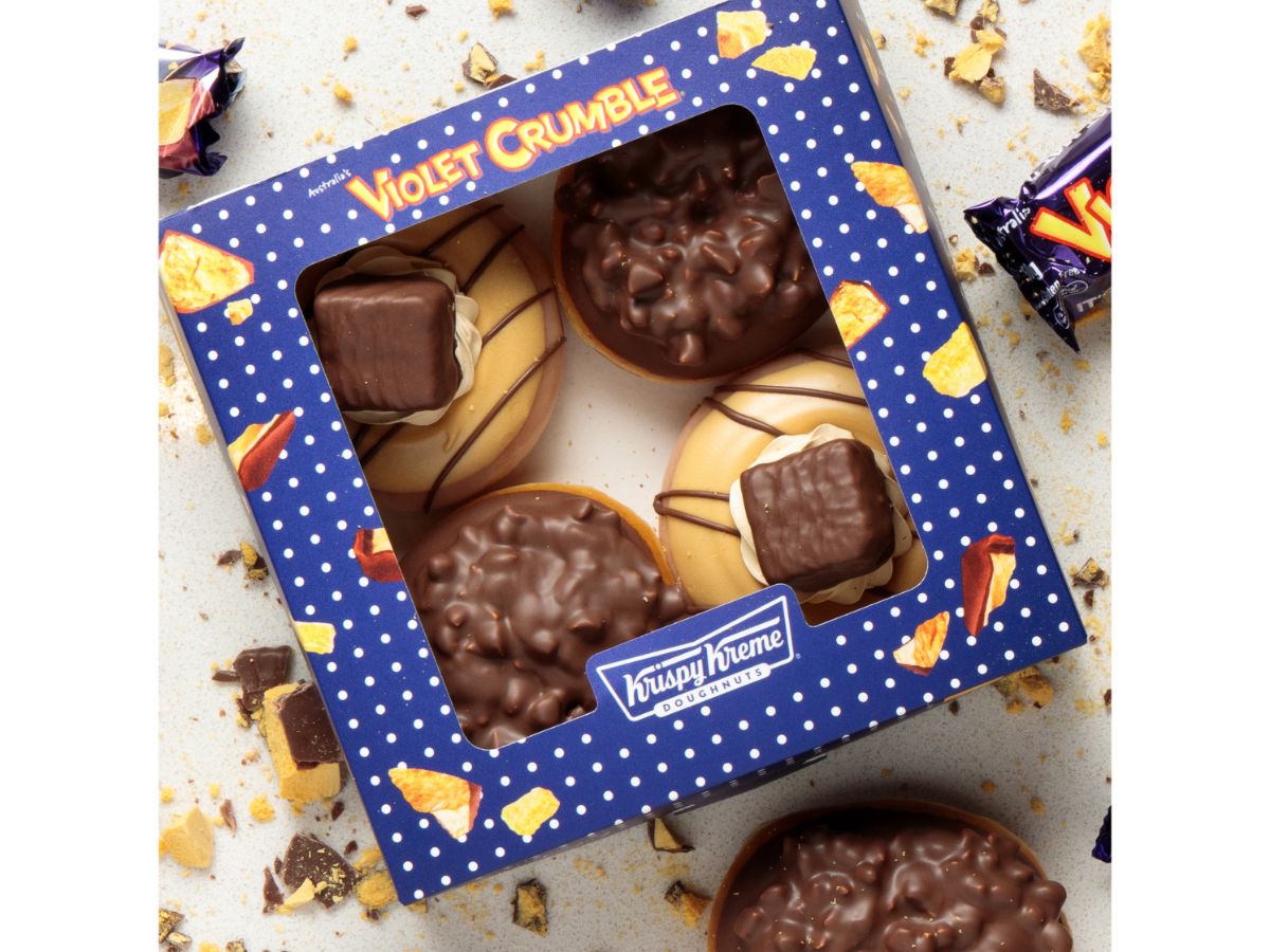 Krispy Kreme and Violet Crumble's tasty new collaboration - Convenience ...