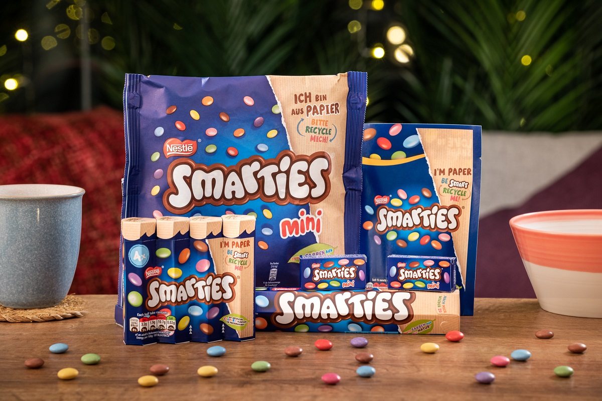 A global first in sustainable packaging for Smarties - Convenience ...
