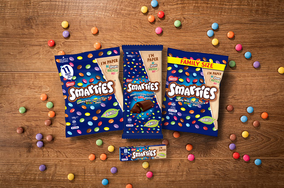 Smarties switches to recyclable paper packaging - Convenience & Impulse ...