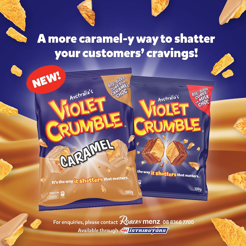 NEW and exclusive to P&C – Australia’s Violet Crumble launches 100g ...